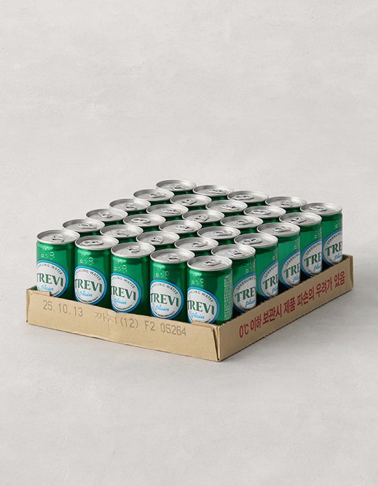 [트레비] 탄산수 플레인 (190mL X 30개) - 마켓컬리